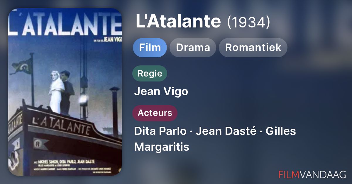 L'Atalante (film, 1934) - FilmVandaag.nl