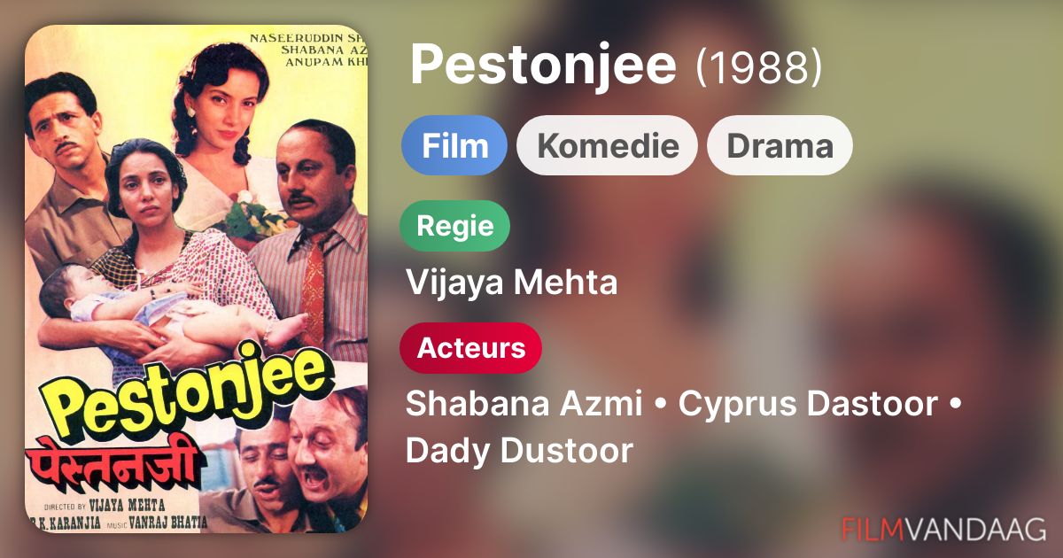 Pestonjee (film, 1988) - FilmVandaag.nl