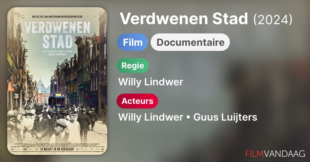 Verdwenen Stad (film, 2024) kopen op dvd of blu-ray - FilmVandaag.nl