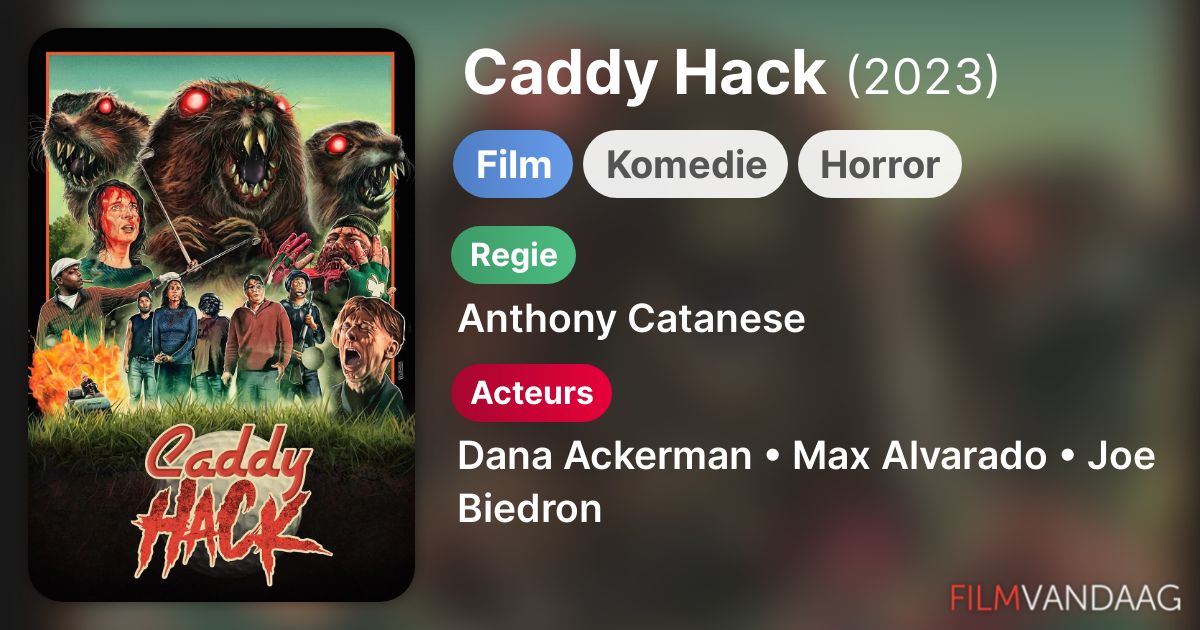Caddy Hack (film, 2023) kopen op dvd of blu-ray - FilmVandaag.nl