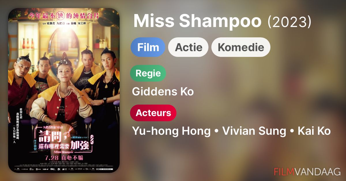 Miss Shampoo (film, 2023) - FilmVandaag.nl