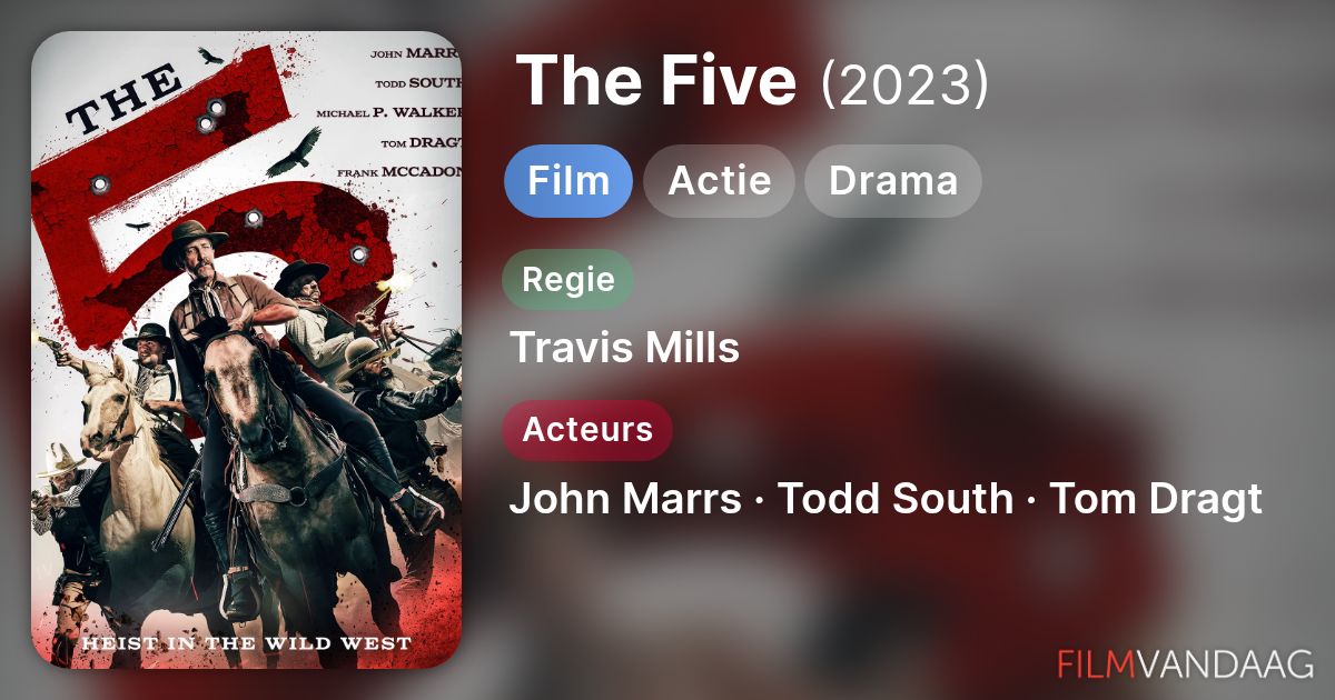 The Five (film, 2023) - FilmVandaag.nl