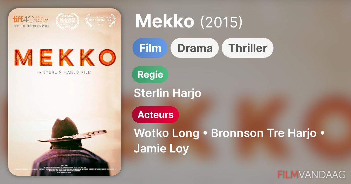 Alle acteurs in Mekko (film, 2015) - FilmVandaag.nl