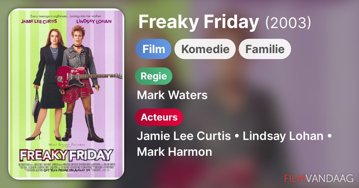 Freaky Friday (film, 2003) - FilmVandaag.nl