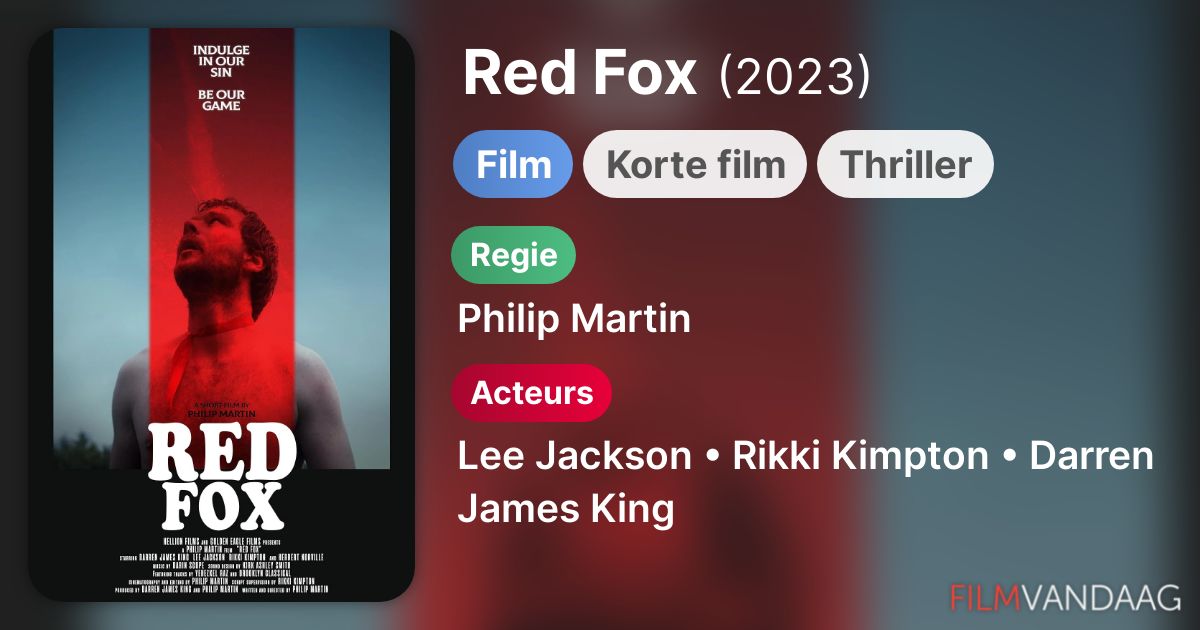 Red Fox (film, 2023) - FilmVandaag.nl