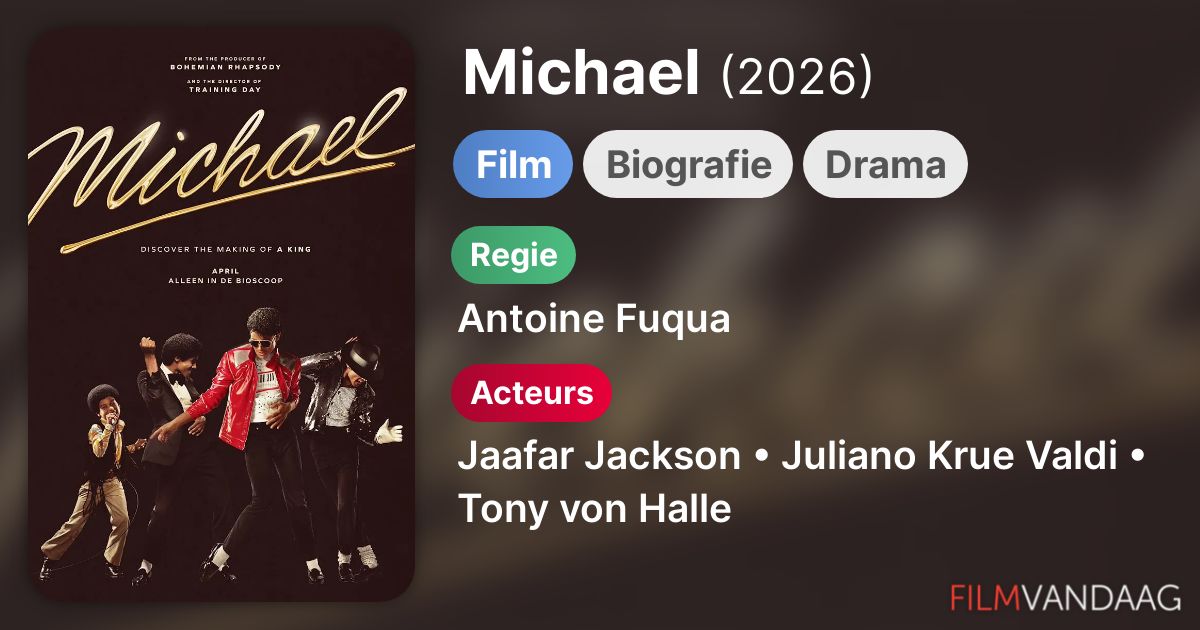 Michael (film, 2026) - FilmVandaag.nl