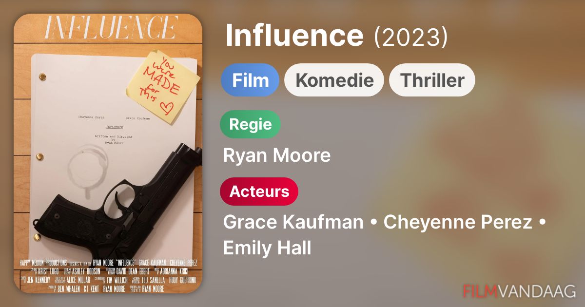 Influence (film, 2023) - FilmVandaag.nl