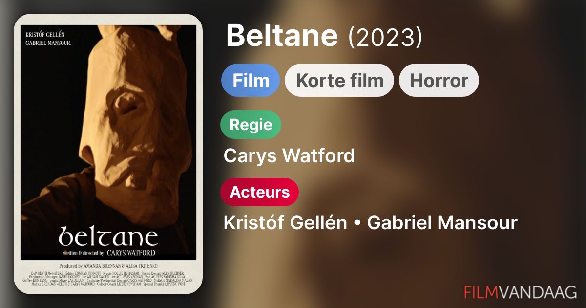 Beltane (film, 2023) - FilmVandaag.nl