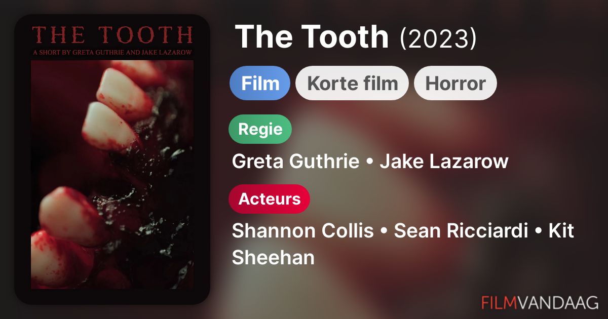 The Tooth (film, 2023) - FilmVandaag.nl