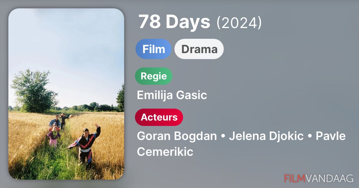 78 Days (film, 2024) - FilmVandaag.nl