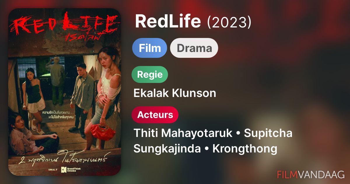 RedLife (film, 2023) - FilmVandaag.nl