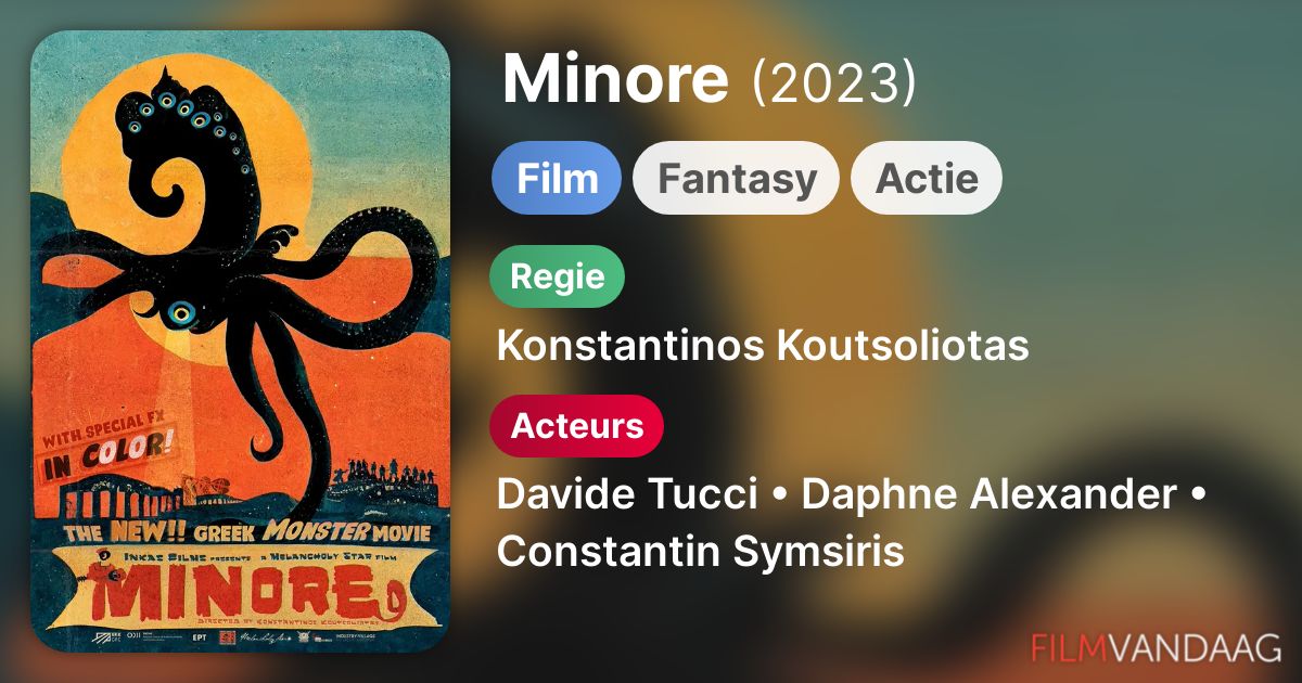 Minore (film, 2023) - FilmVandaag.nl