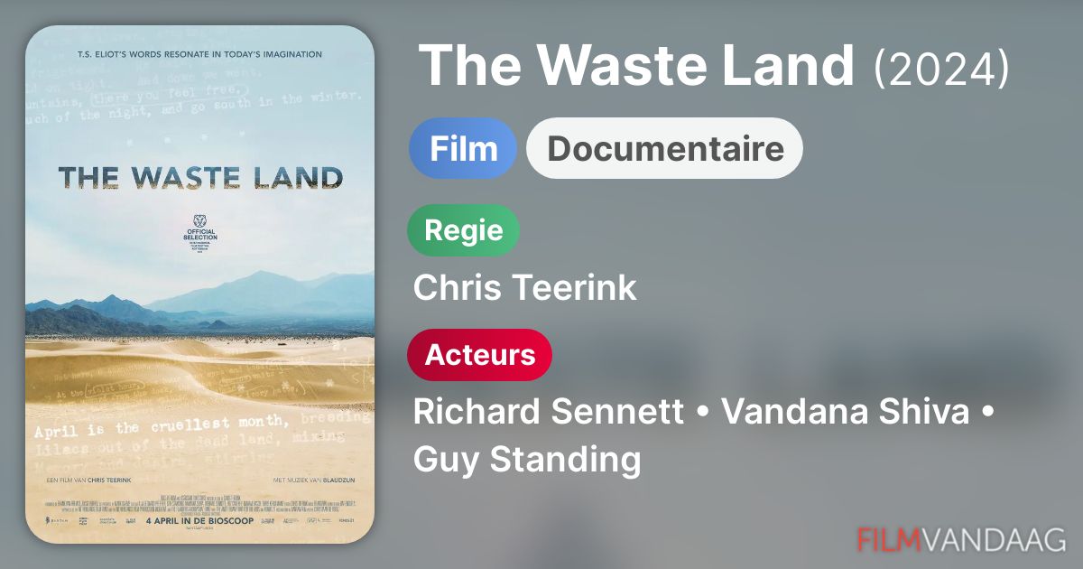 The Waste Land (film, 2023) - FilmVandaag.nl