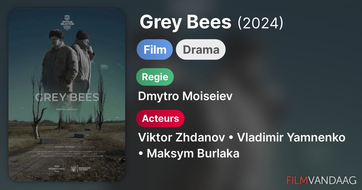Grey Bees (film, 2024) - FilmVandaag.nl