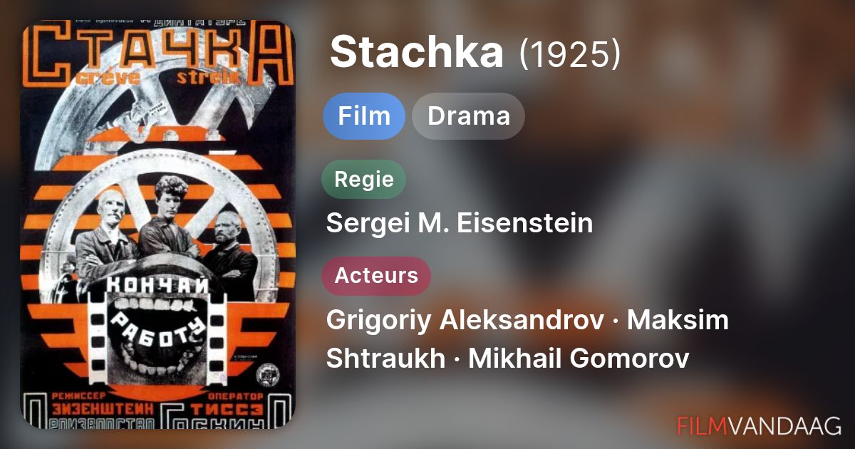 Stachka (film, 1925) - FilmVandaag.nl
