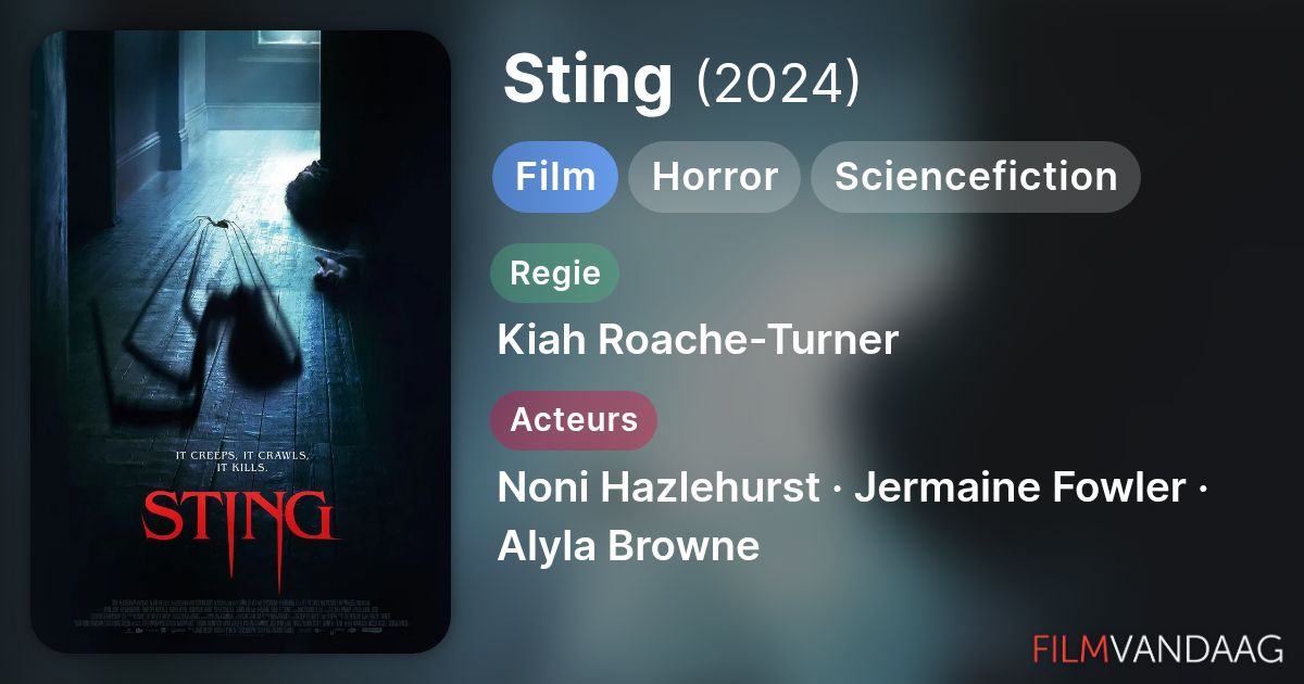 Sting (film, 2024) - FilmVandaag.nl