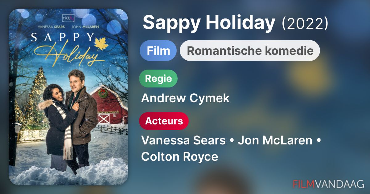 Sappy Holiday (film, 2022) kopen op dvd of blu-ray - FilmVandaag.nl