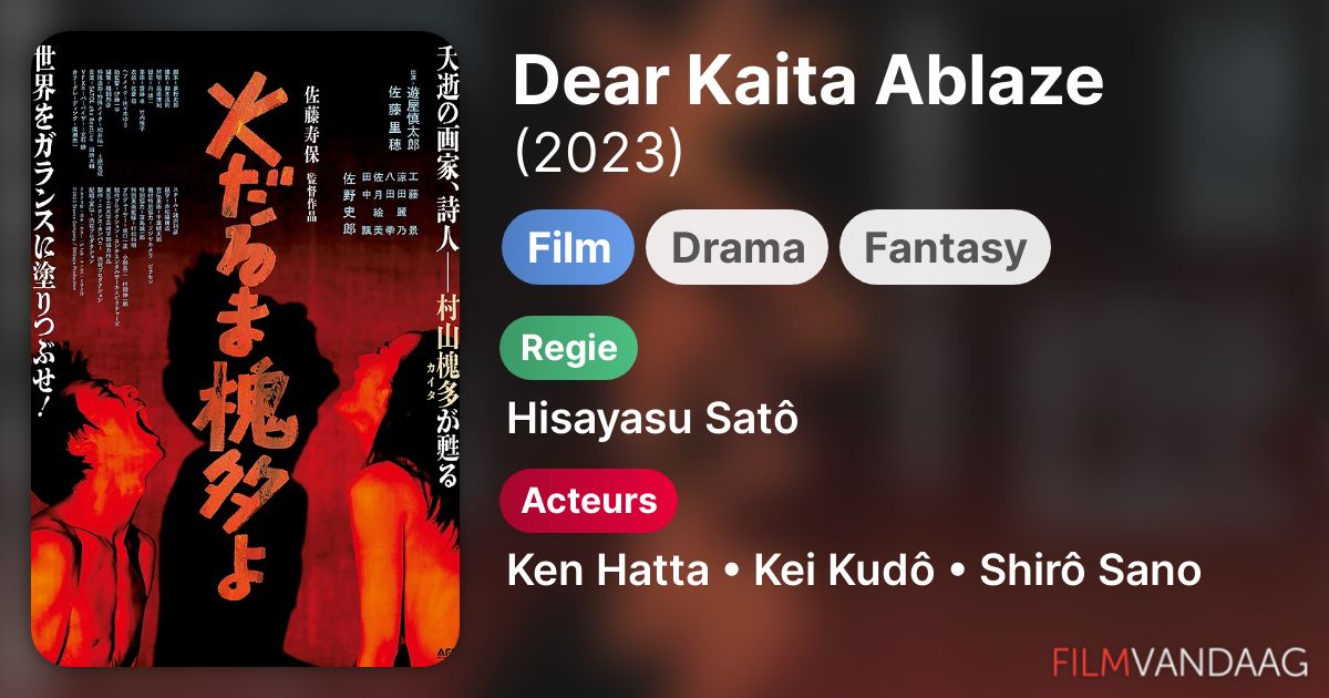 Dear Kaita Ablaze (film, 2023) - FilmVandaag.nl