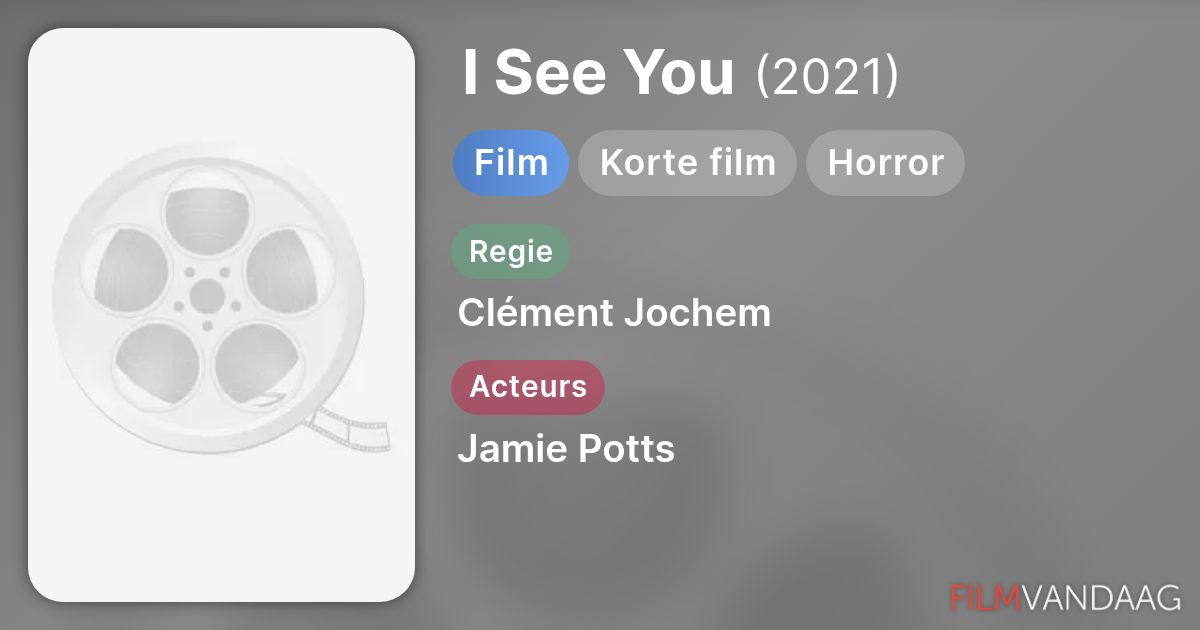 I See You (film, 2021) - FilmVandaag.nl