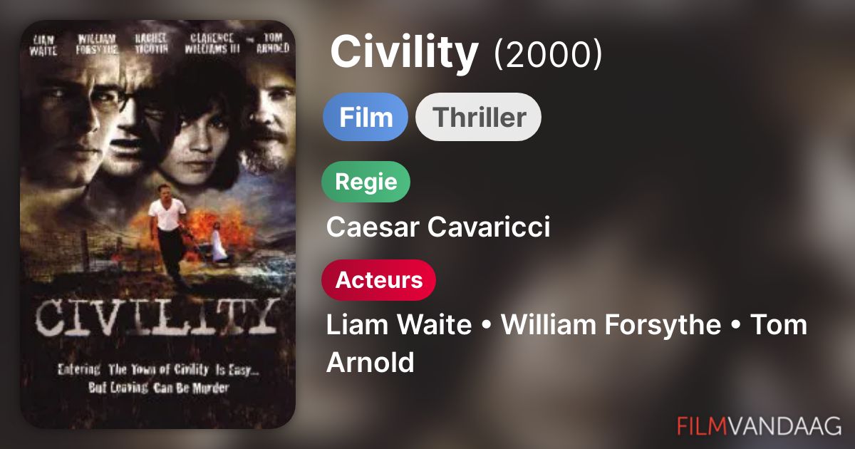 Civility (film, 2000) - FilmVandaag.nl
