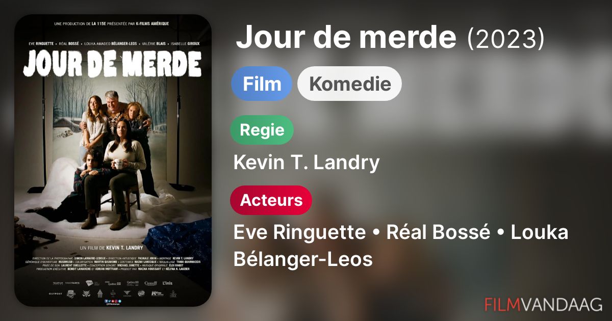 Alle acteurs in Jour de merde (film, 2023) - FilmVandaag.nl