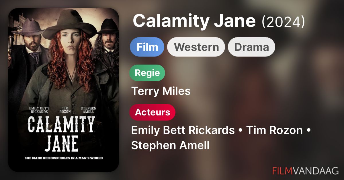 Calamity Jane (film, 2024) - FilmVandaag.nl