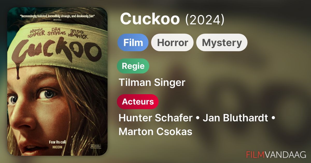 Alle acteurs in Cuckoo (film, 2024) - FilmVandaag.nl