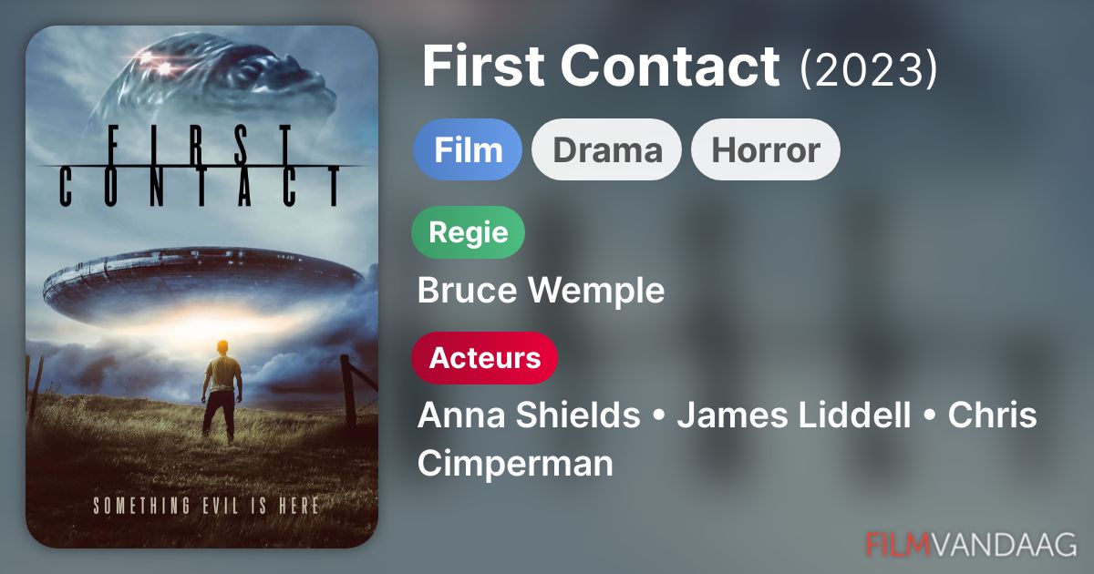 First Contact (film, 2023) - FilmVandaag.nl