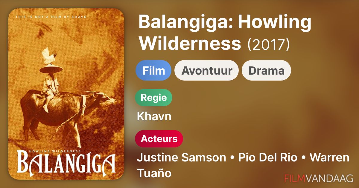 Balangiga: Howling Wilderness (film, 2017) - FilmVandaag.nl