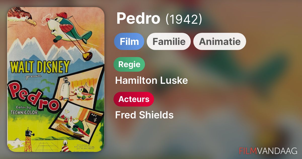 Pedro (film, 1943) - FilmVandaag.nl