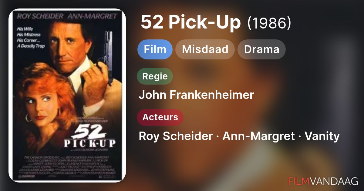52 Pick-Up (film, 1986) - FilmVandaag.nl