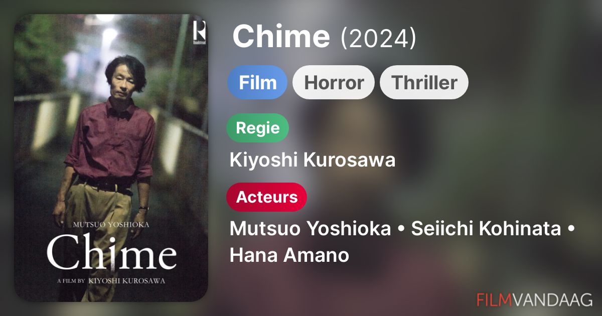 Chime (film, 2024) kopen op dvd of blu-ray - FilmVandaag.nl