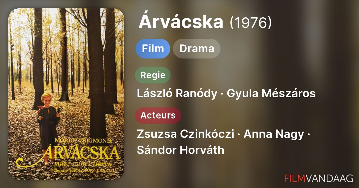 Árvácska (film, 1976) - FilmVandaag.nl