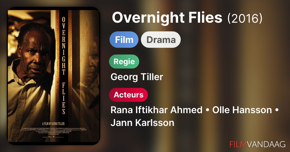 Overnight Flies (film, 2016) kopen op dvd of blu-ray - FilmVandaag.nl