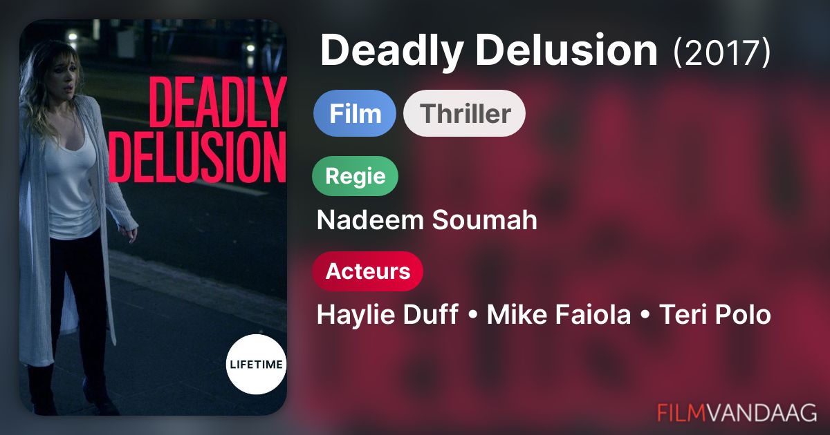 Deadly Delusion (film, 2017) kopen op dvd of blu-ray - FilmVandaag.nl
