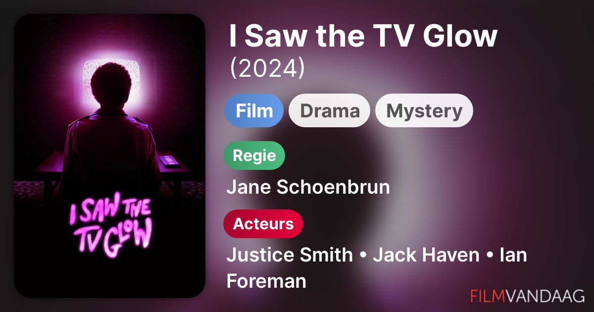 I Saw the TV Glow (film, 2024) - FilmVandaag.nl
