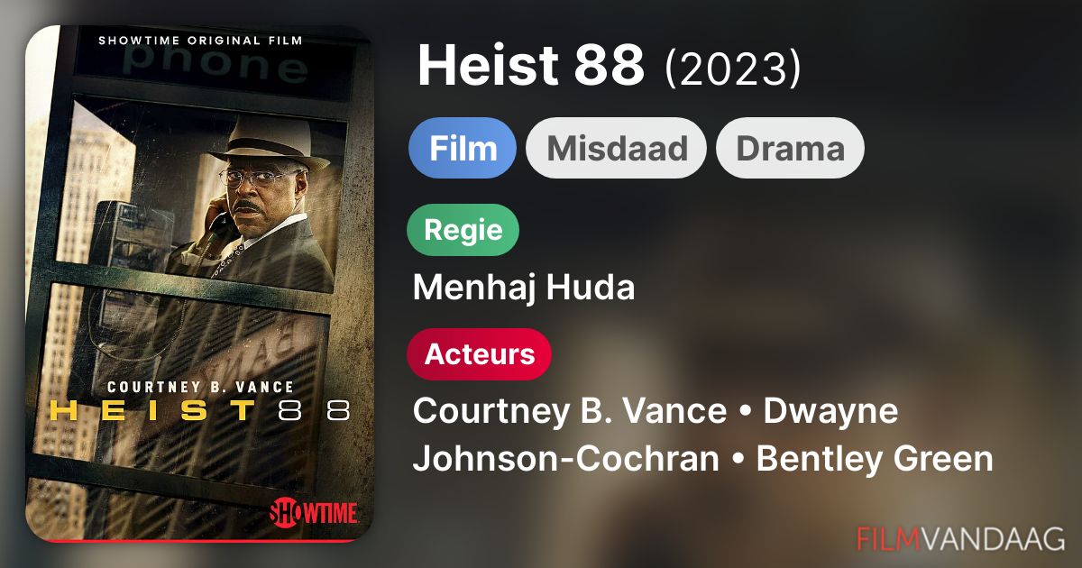 Heist 88 (film, 2023) - FilmVandaag.nl