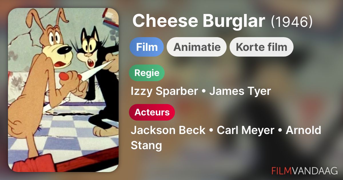 Cheese Burglar (film, 1946) - FilmVandaag.nl