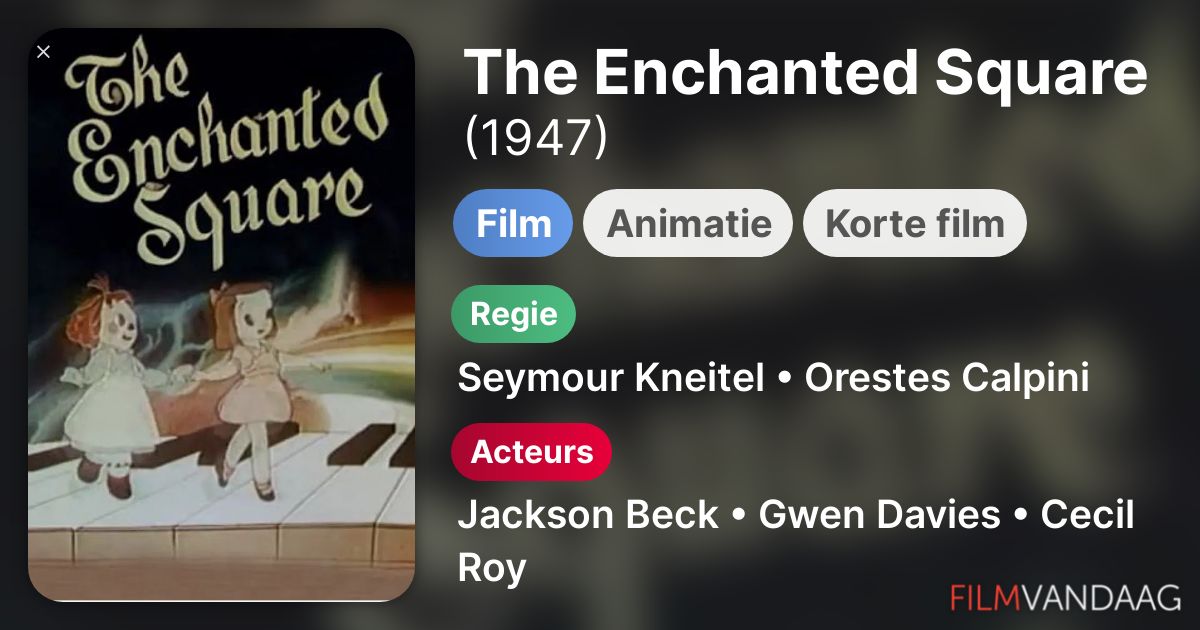 Alle acteurs in The Enchanted Square (film, 1947) - FilmVandaag.nl