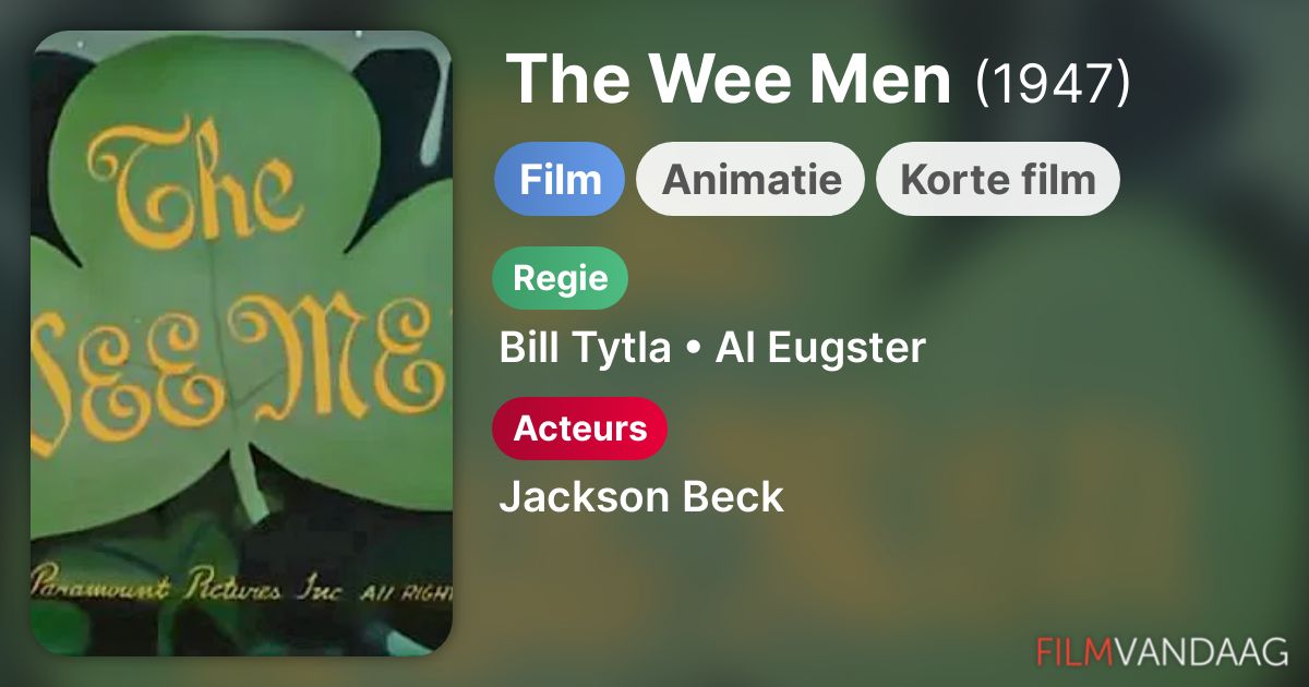 The Wee Men (film, 1947) - FilmVandaag.nl