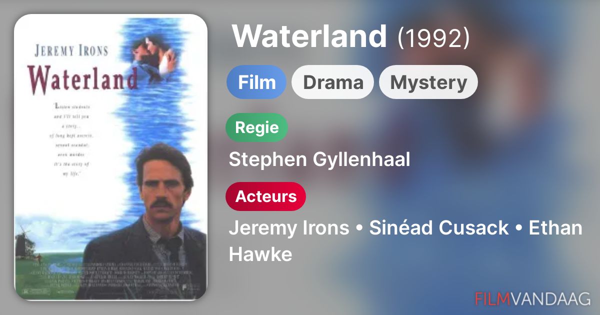 Waterland (film, 1992) - FilmVandaag.nl