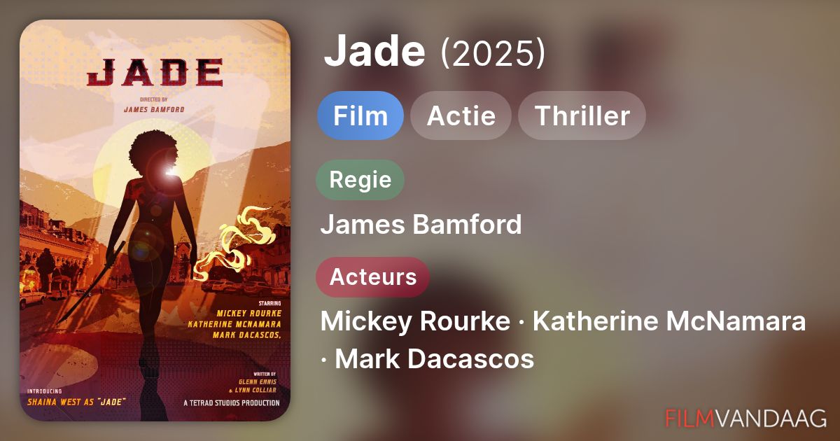 Jade (film, 2025) - FilmVandaag.nl