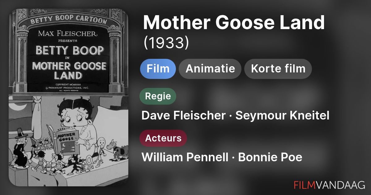 Mother Goose Land (film, 1933) - FilmVandaag.nl