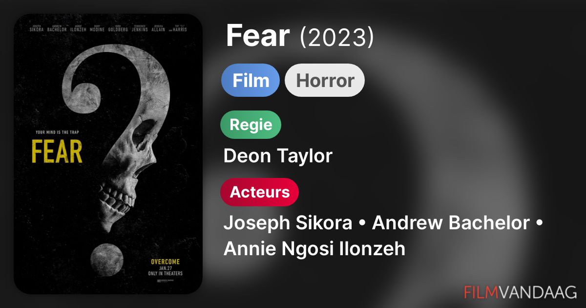 Fear (film, 2023) - FilmVandaag.nl