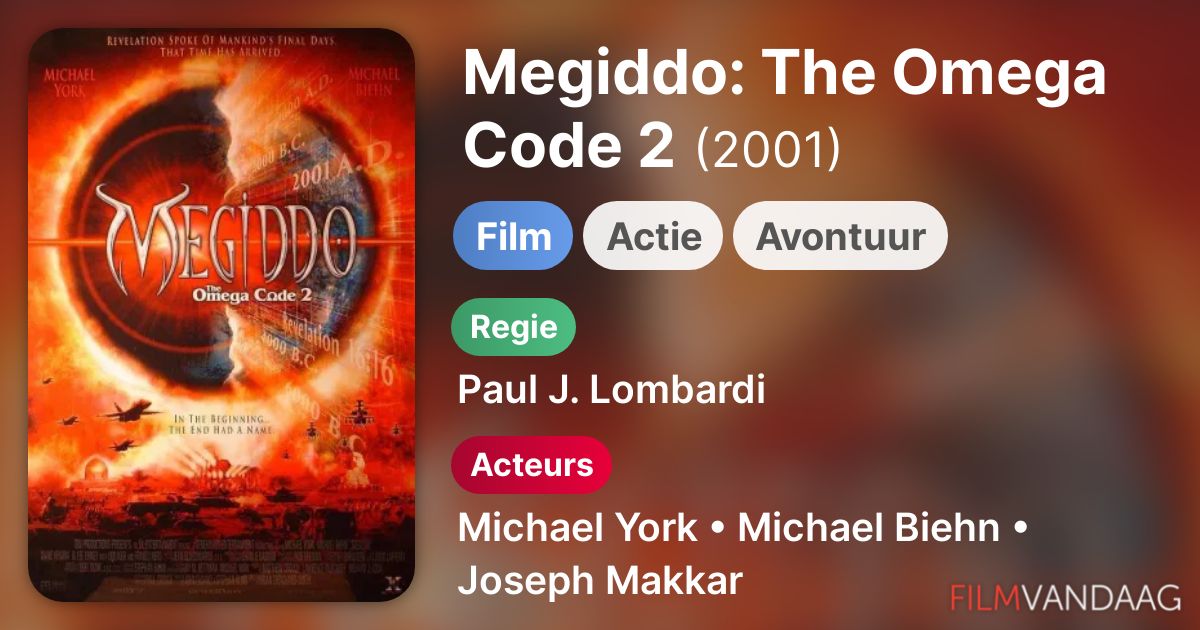 Megiddo: The Omega Code 2 (film, 2001) - FilmVandaag.nl