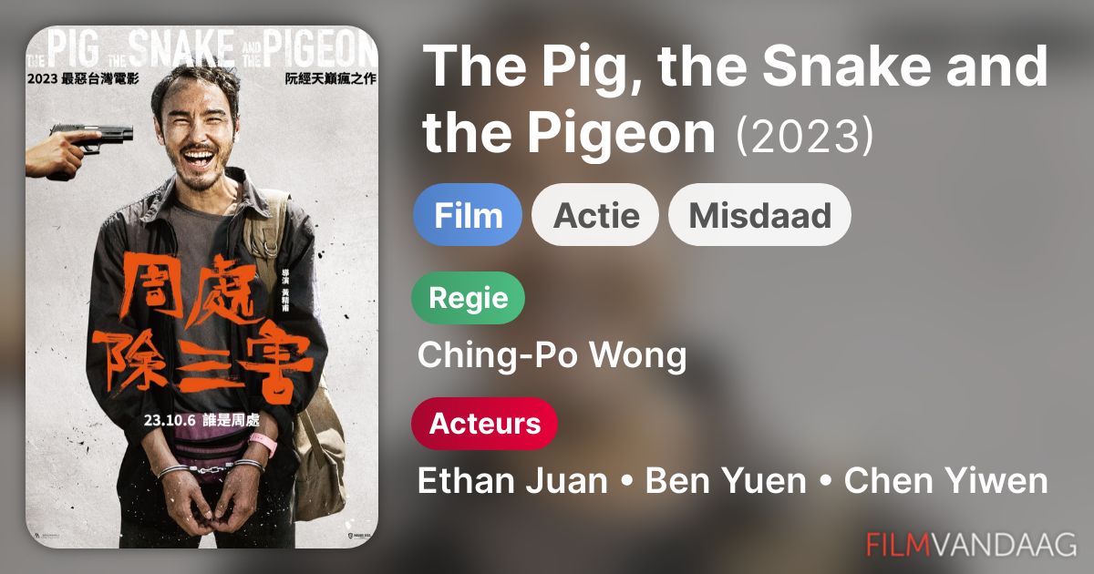 The Pig, the Snake and the Pigeon (film, 2023) kopen op dvd of blu-ray ...