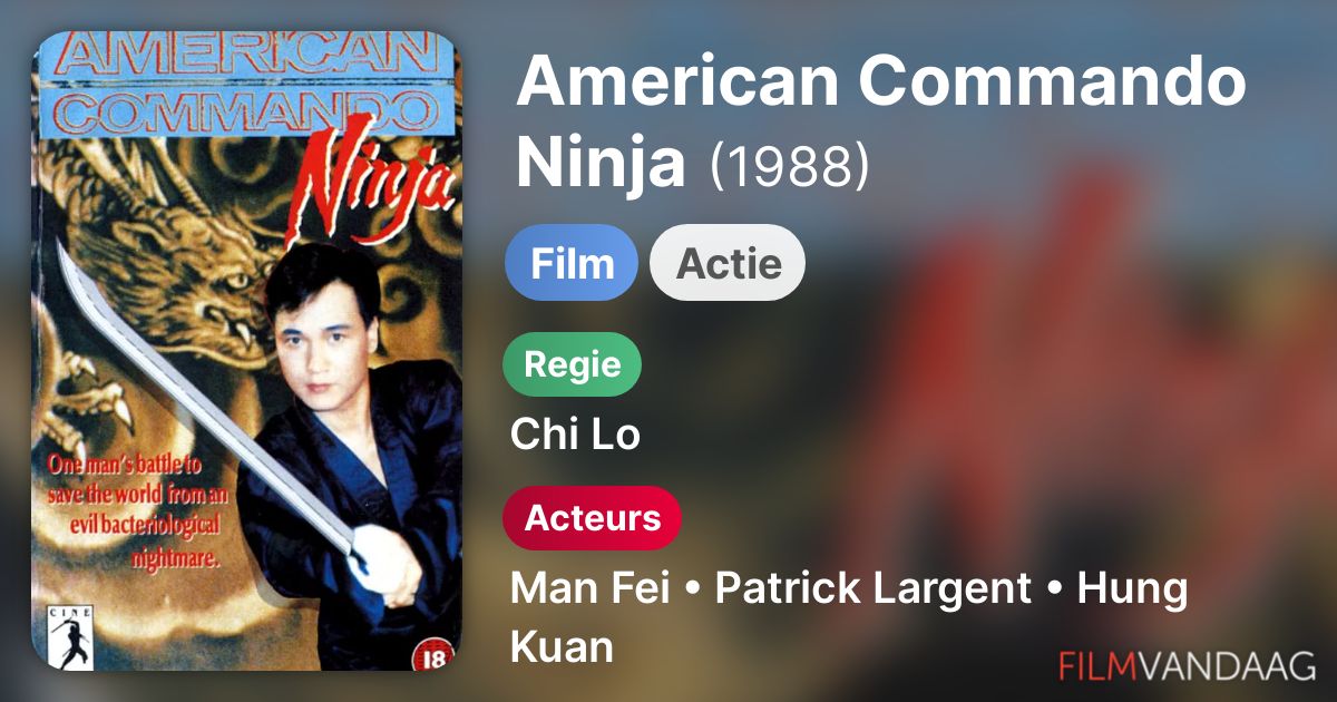 American Commando Ninja (film, 1988) - FilmVandaag.nl