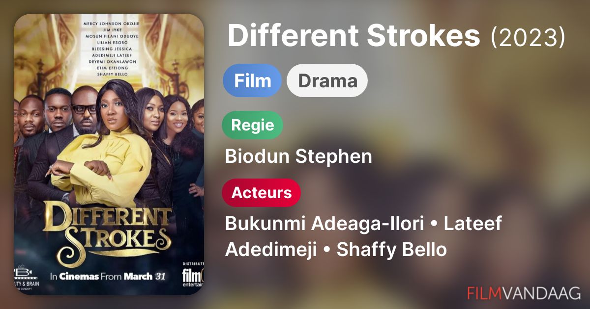 Different Strokes (film, 2023) - FilmVandaag.nl