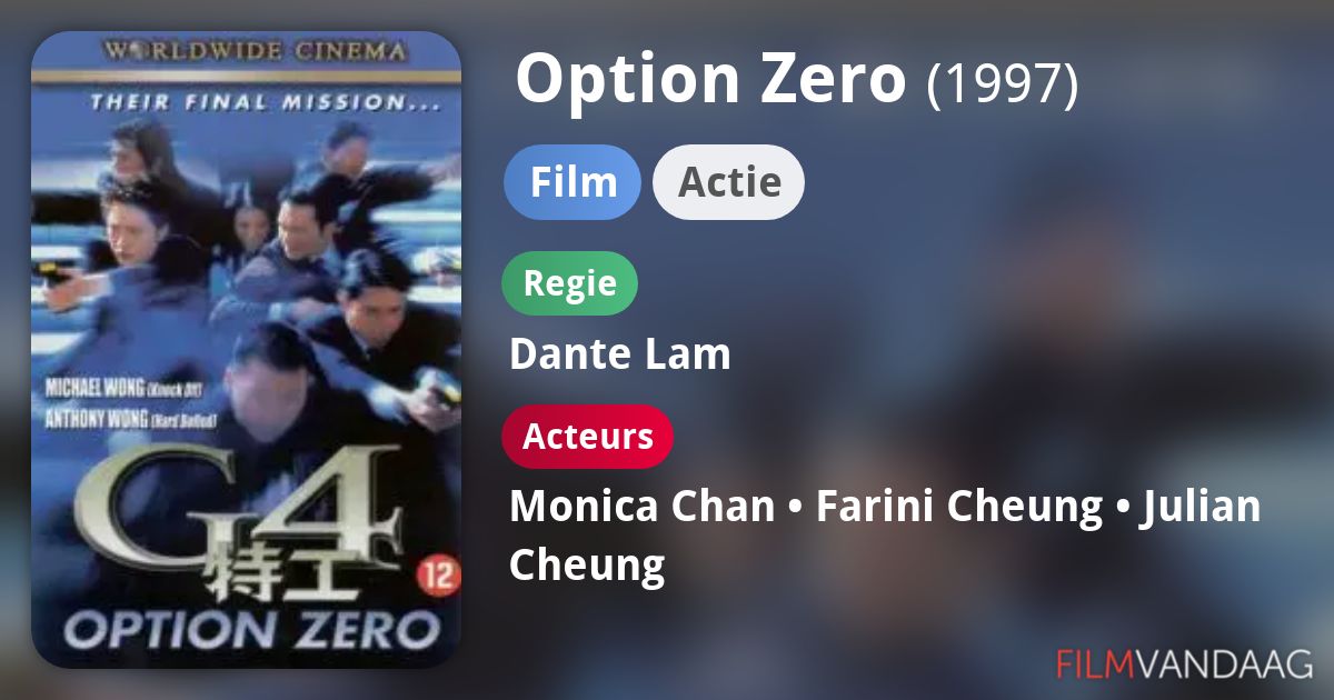 Option Zero (film, 1997) - FilmVandaag.nl