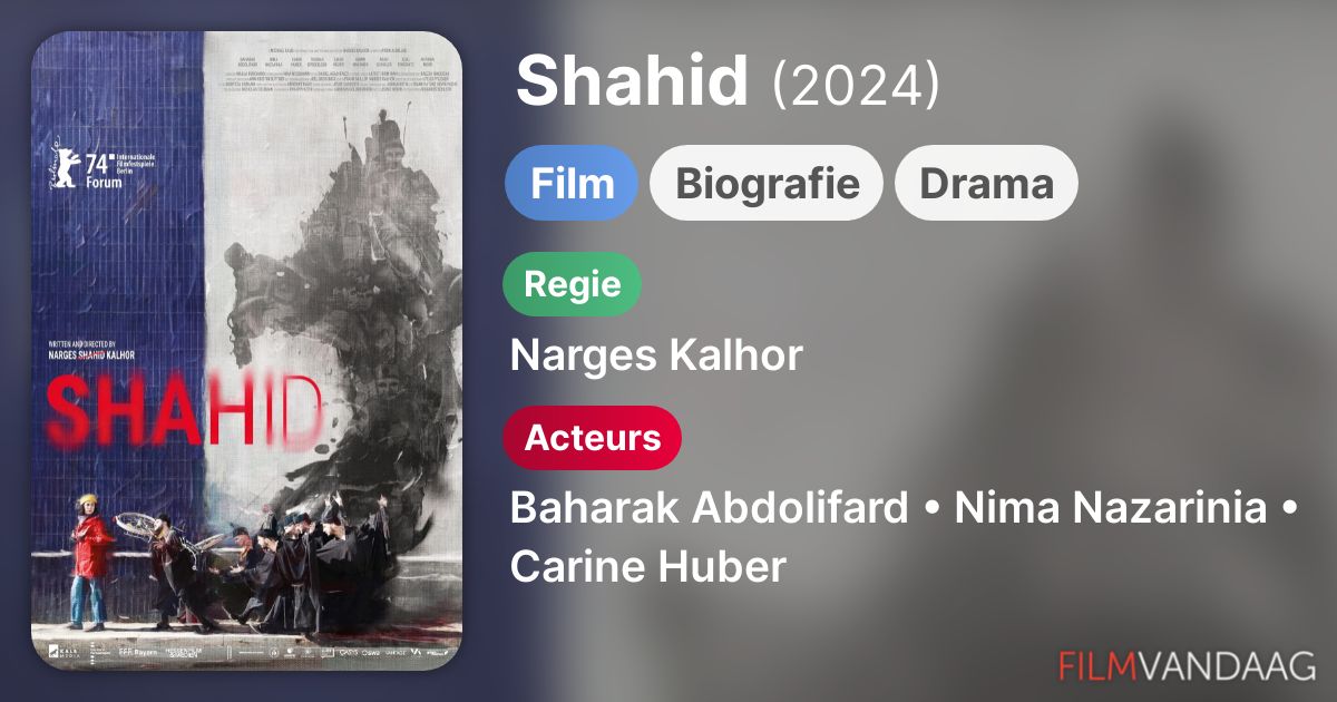 Shahid (film, 2024) kopen op dvd of blu-ray - FilmVandaag.nl